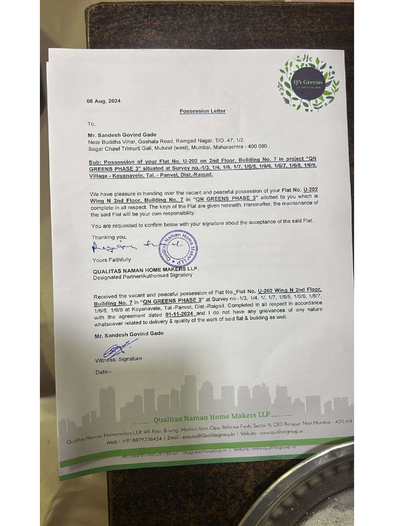 Sandesh Possession | PDF