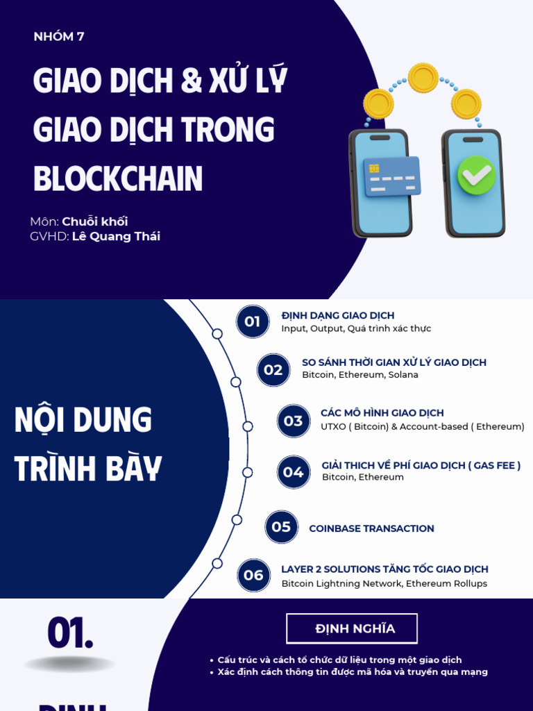 Nhóm 7 - Slide Lec 4 - Blockchain | PDF