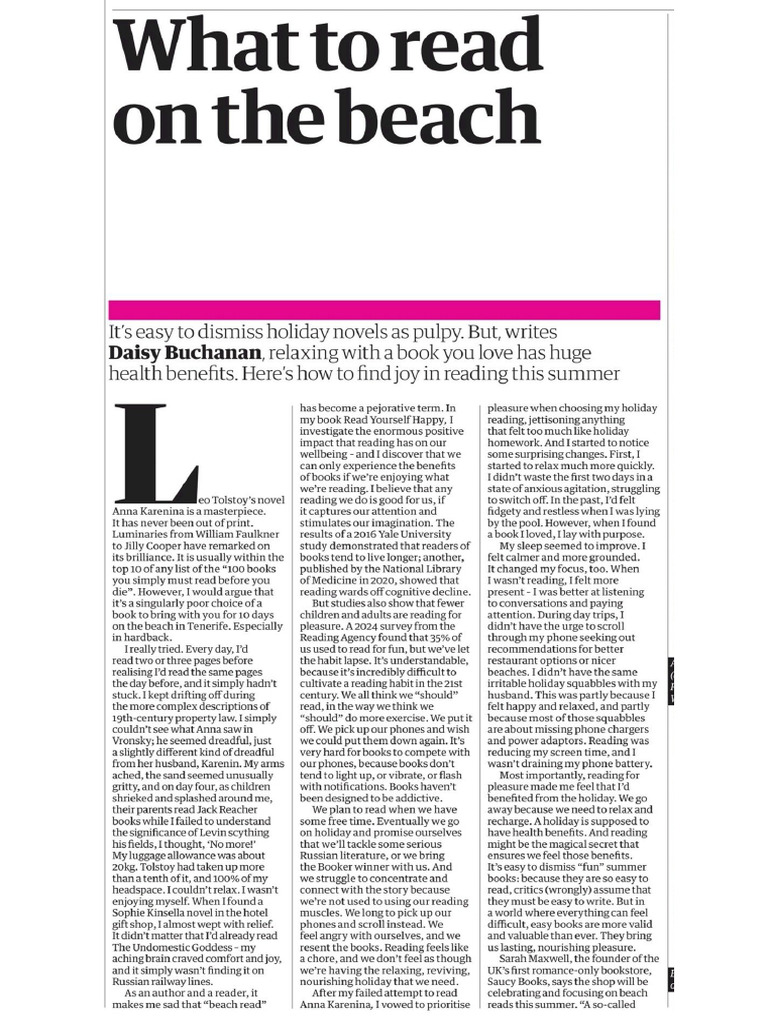 What To Read On The Beach | PDF