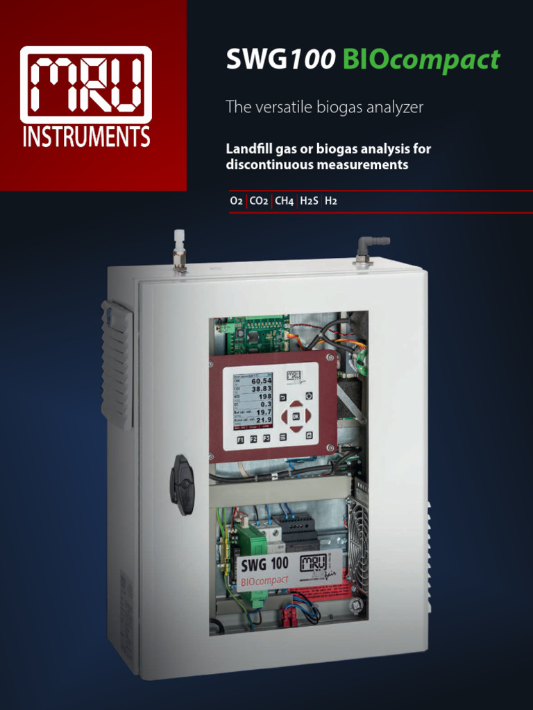Mru Brochure Swg-100-Biocompact English Web | PDF | Biogas | Gases