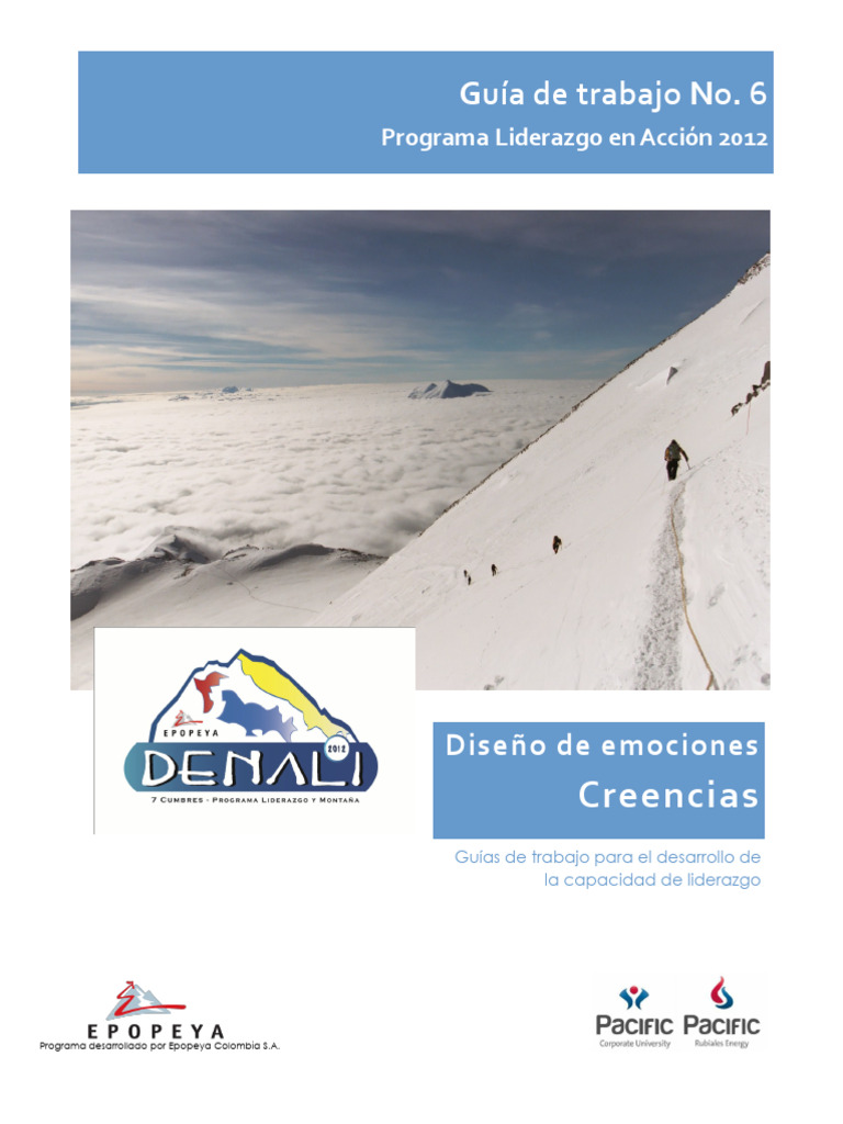 WORKBOOK PLA 2012 PACIFIC Tema 5 Diseno de Emociones Creencias | PDF ...