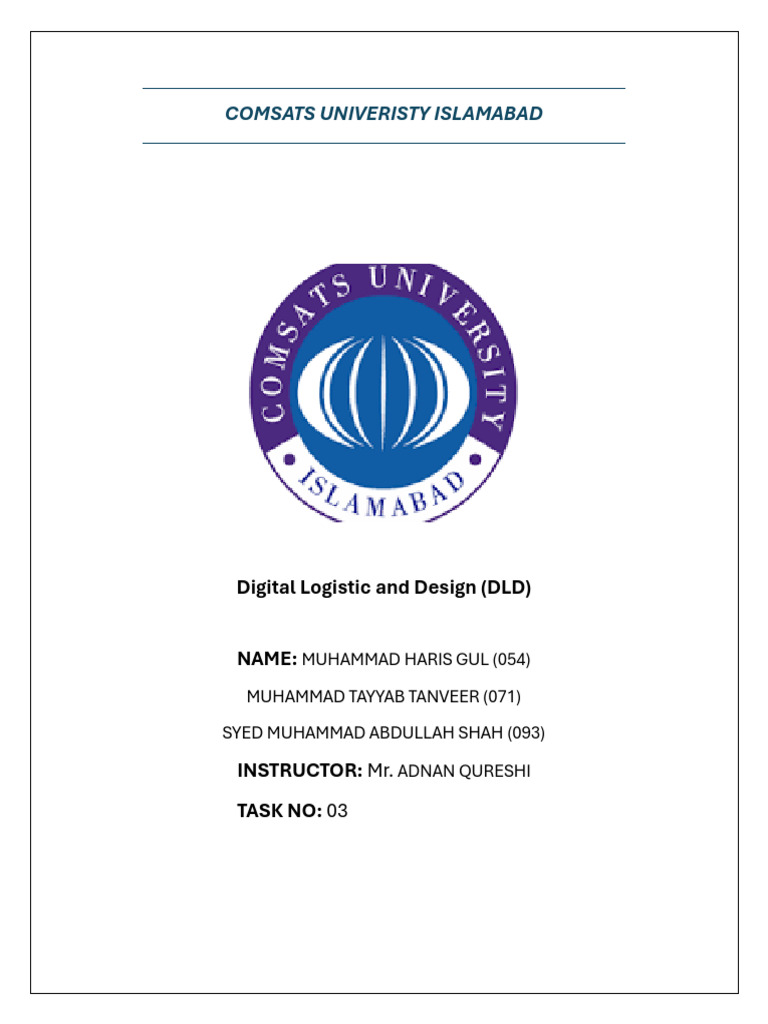 Lab Task 3 DLD | PDF