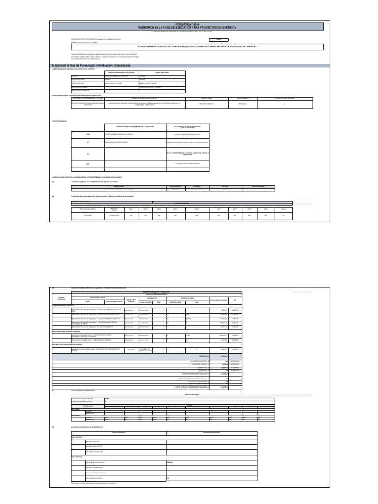 FORMATO 8A carapo-MODIFICADO | PDF | Turismo | Sector privado