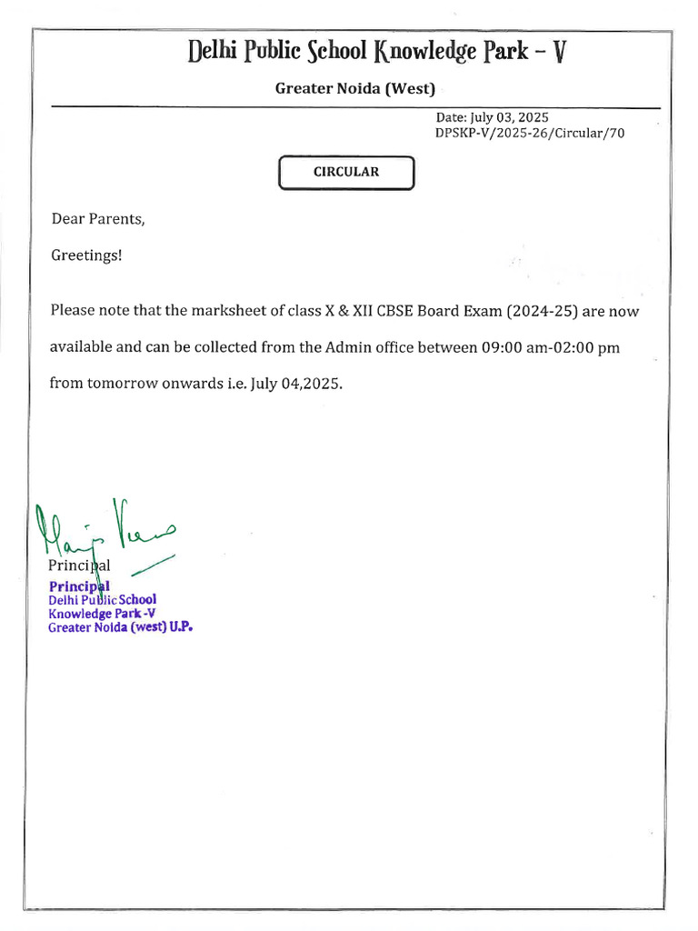 Circular 70 | PDF