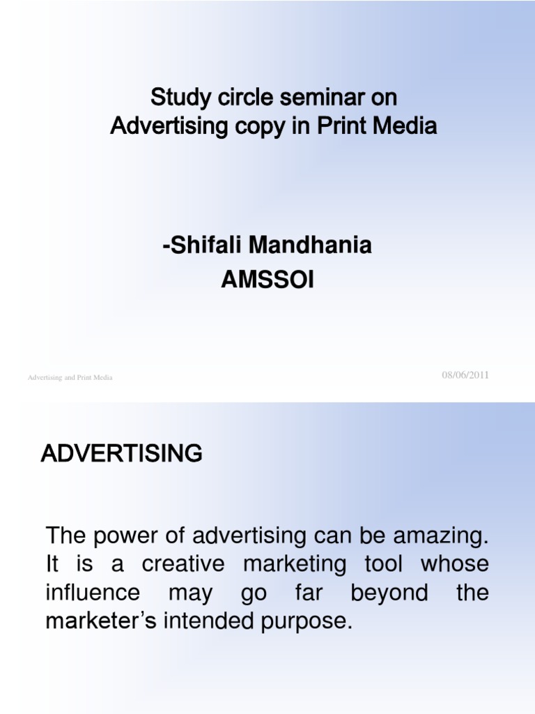 Study Circle Advertising | PDF | Newspaper Circulation | Advertising