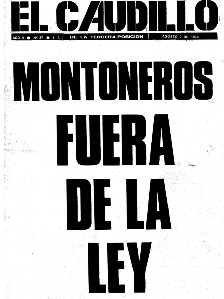 Revista El Caudillo Nro. 37 A 45 | PDF