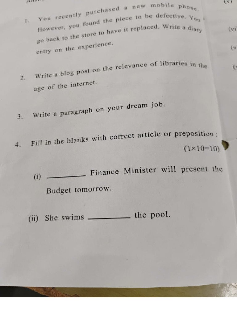 Question Paper Scanned | PDF