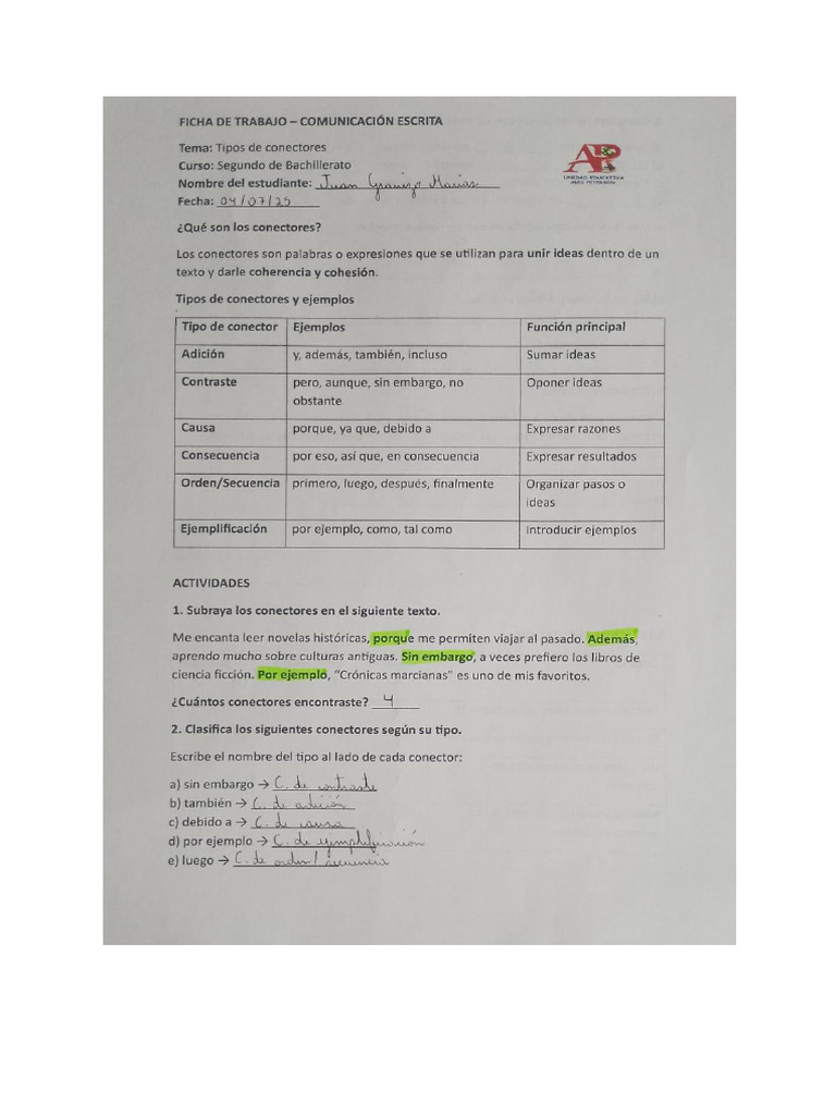 Tarea Lengua y Literatura | PDF