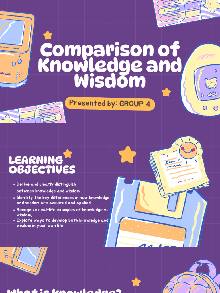 Knowledge vs. Wisdom Explained | PDF