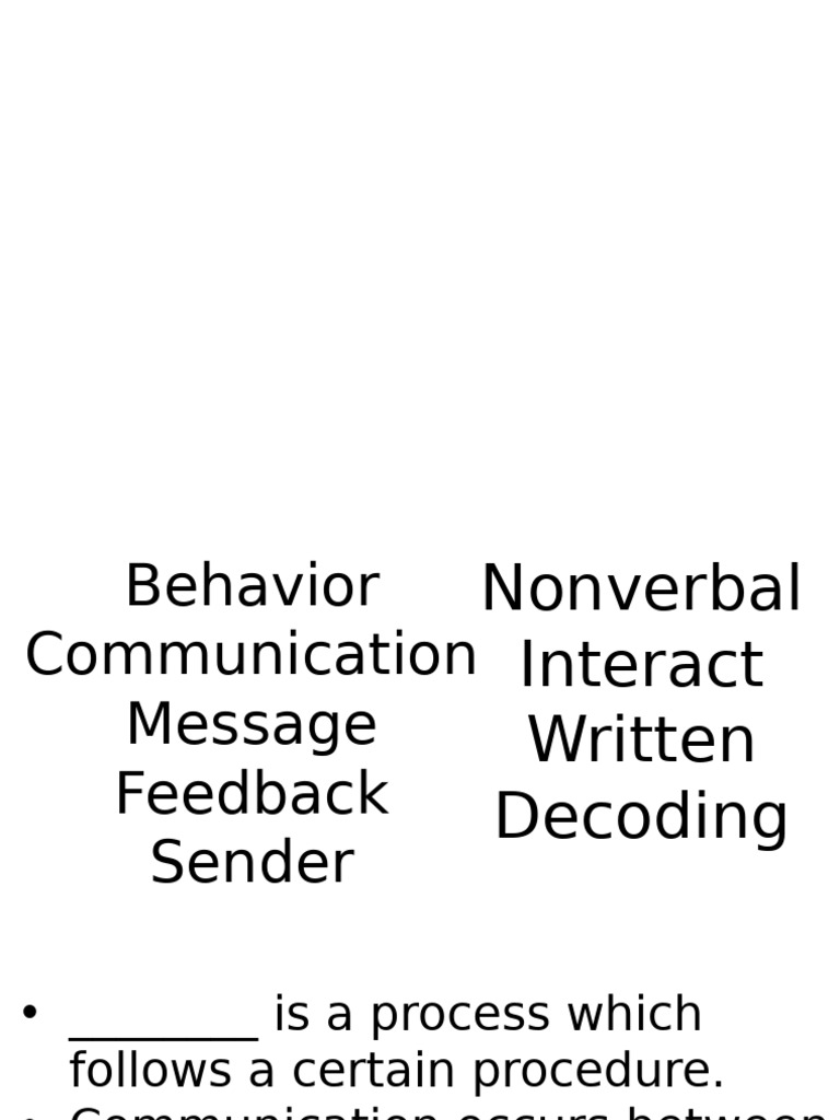 Understanding Communication Models | PDF | Communication | Human ...