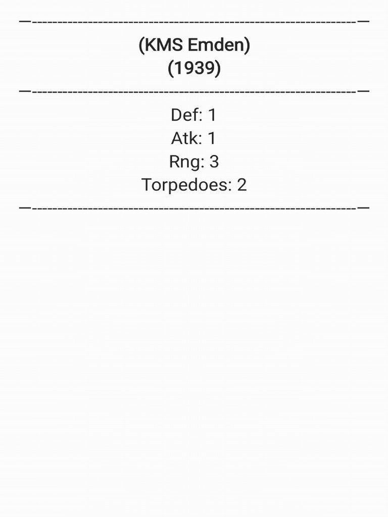 KMS Emden | PDF