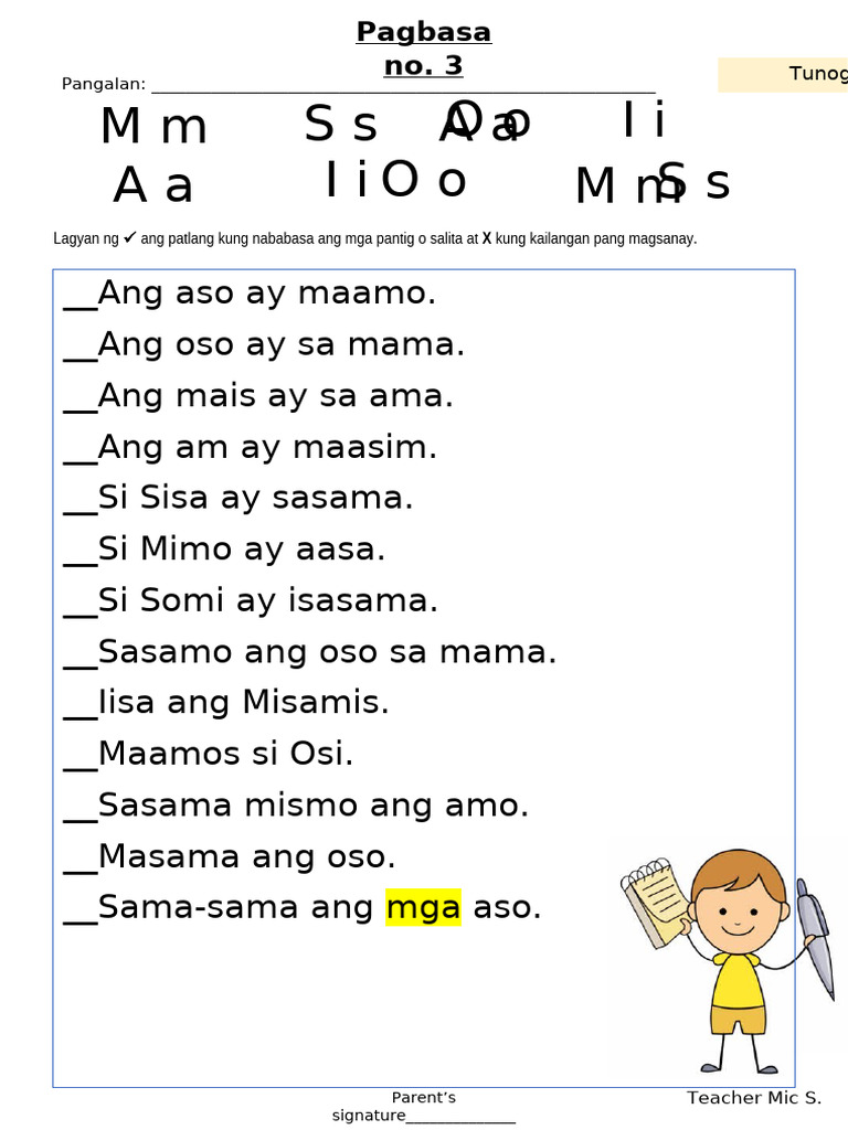Pagbasa 3 | PDF