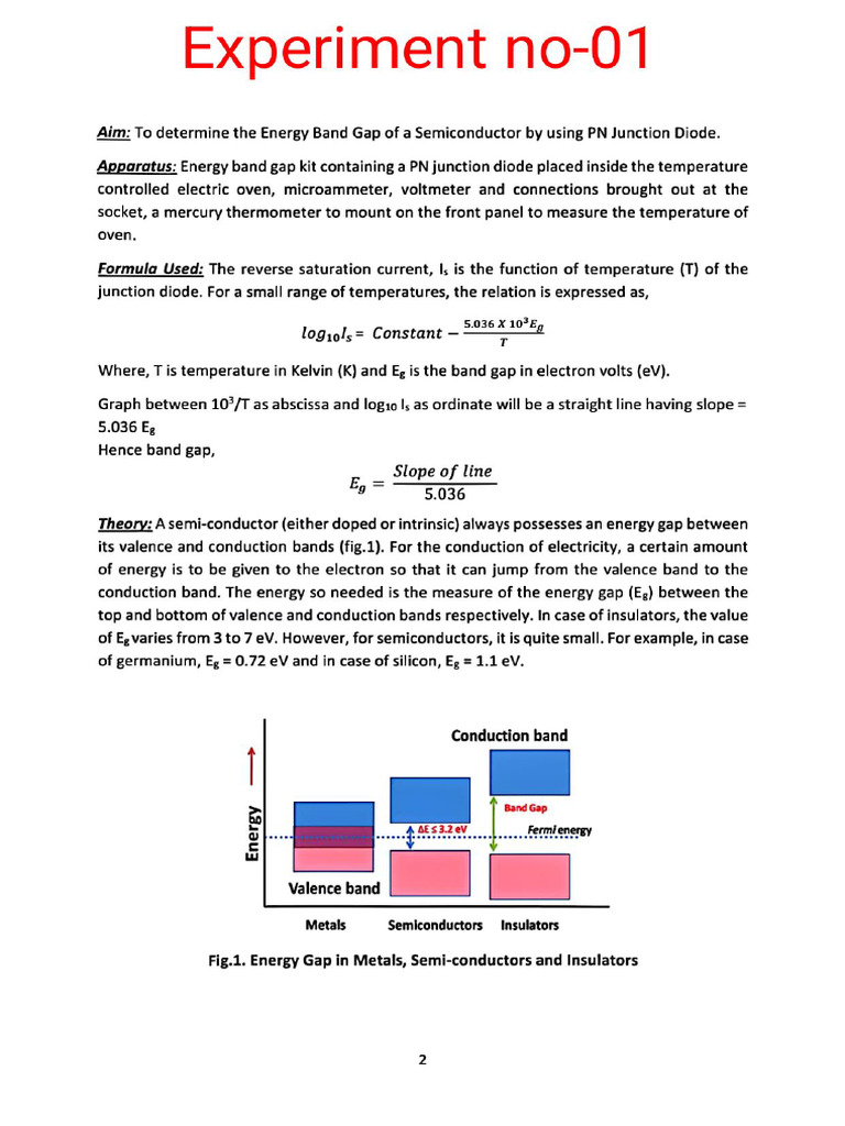 BSC 6th Semester Physics Practical File Sample 627030 | PDF