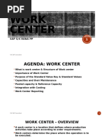 SAP PM Work Center Overview | PDF