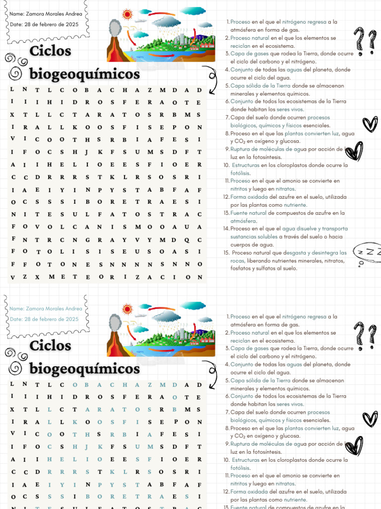 Sopa de Letras Taller de Ciencias P2 - 20250227 - 193941 - 0000 | PDF ...