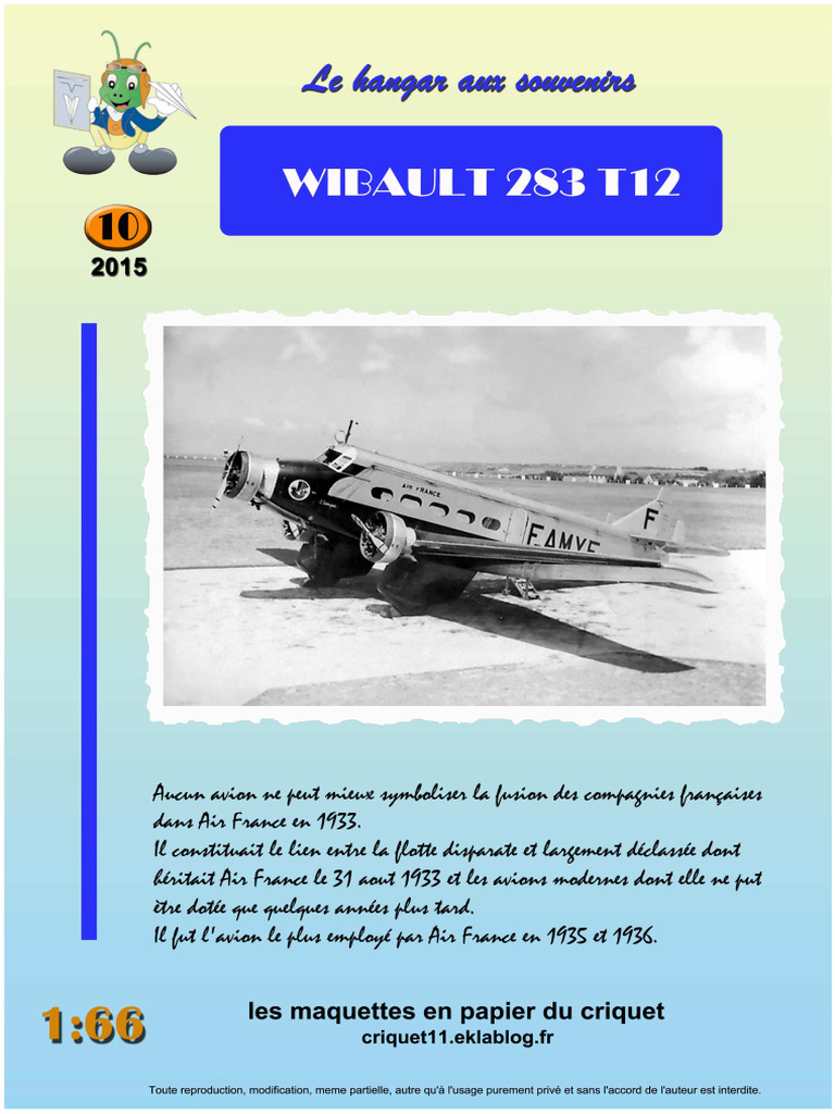 Wibault 283 T12 Aircraft | PDF