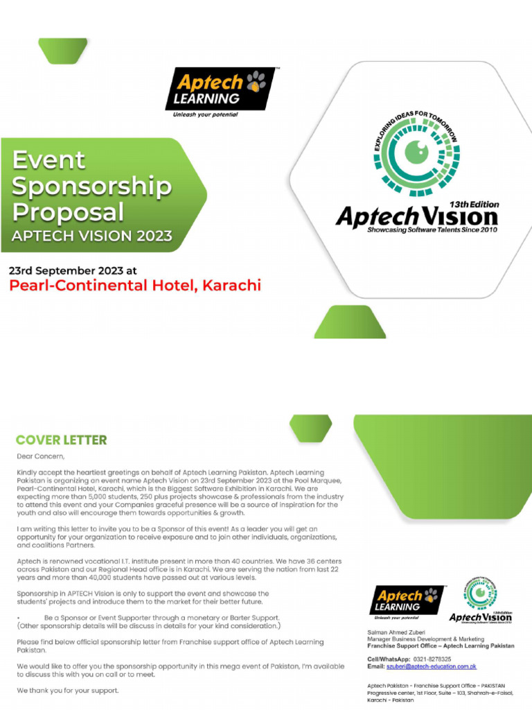 Aptech Vision - Proposal | PDF