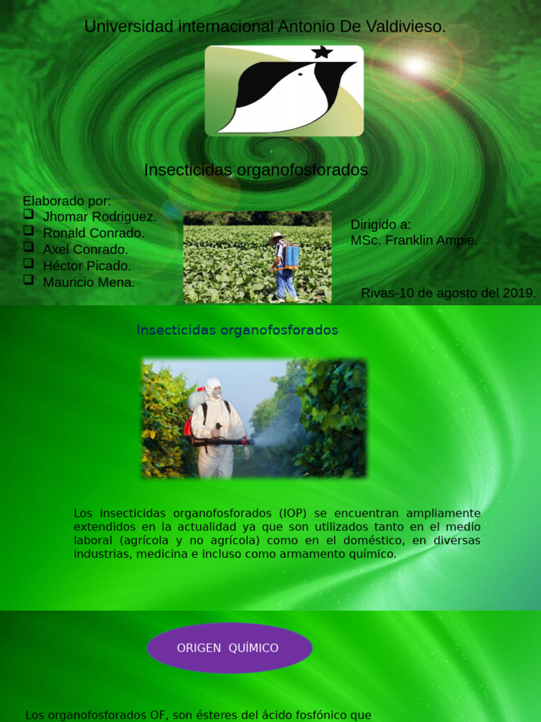 Insecticidas Organofosforados | PDF