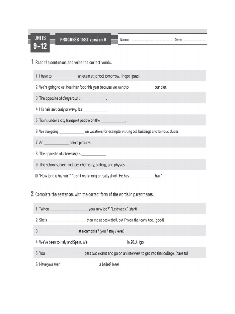 Units 9-12 | PDF