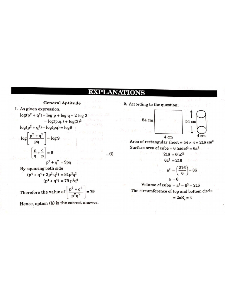 GATE-2024 CSE Solutions | PDF
