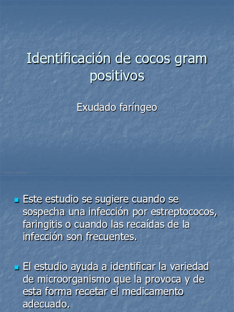 Exudado Faringeo Vet | PDF | Estreptococo | Meningitis