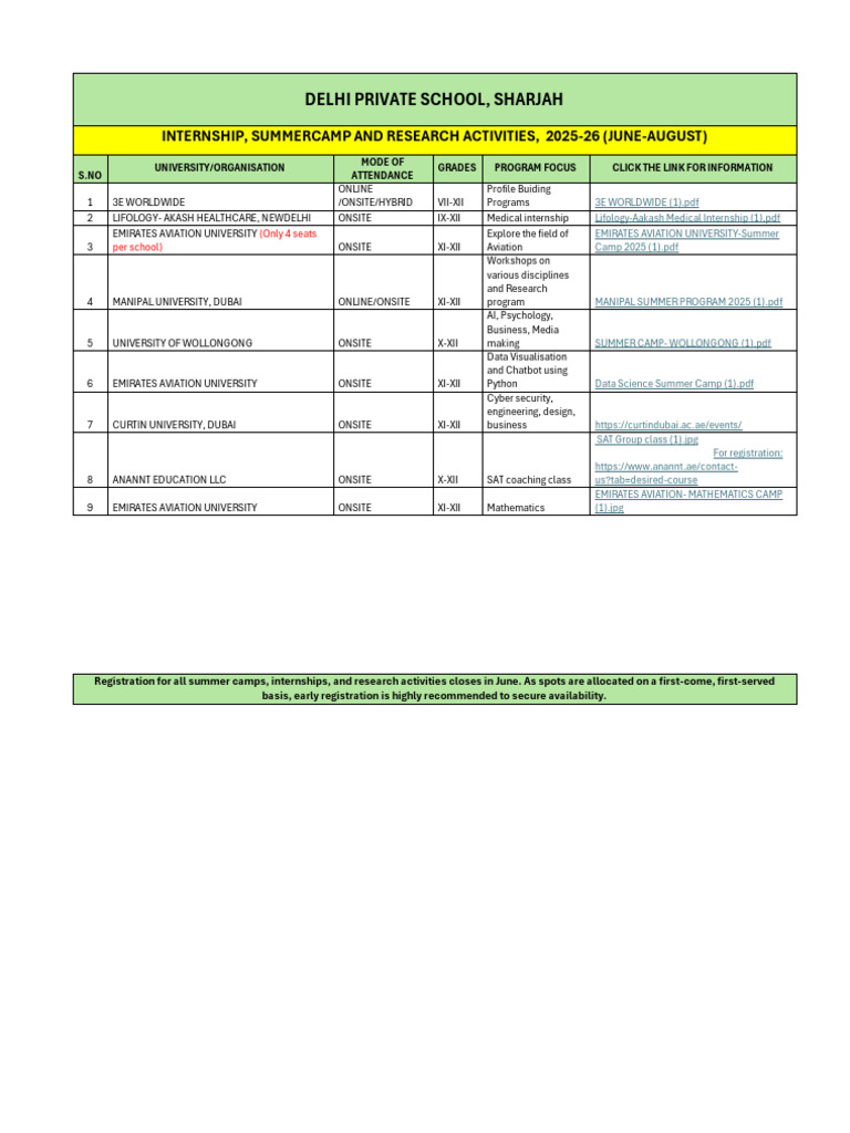 Summer Internship 2025 Modified | PDF