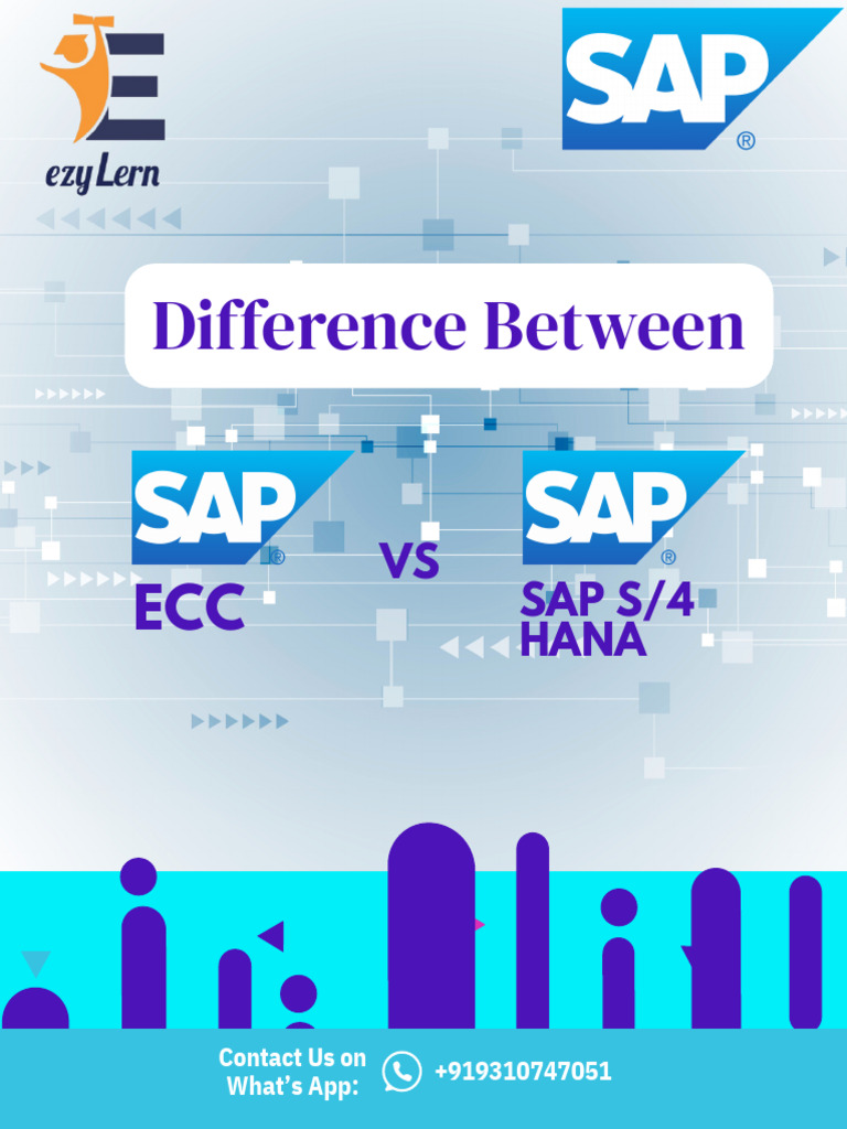 SAP ECC vs S/4 HANA Differences | PDF | Data Management Software | Data ...