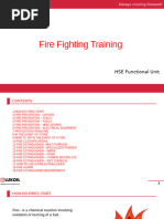 Basic Fire Safety Training Overview | PDF | Firefighting | Fires