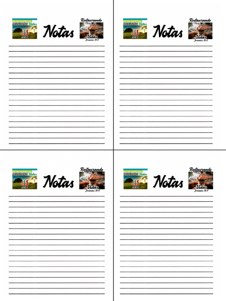 Formato para Notas | PDF