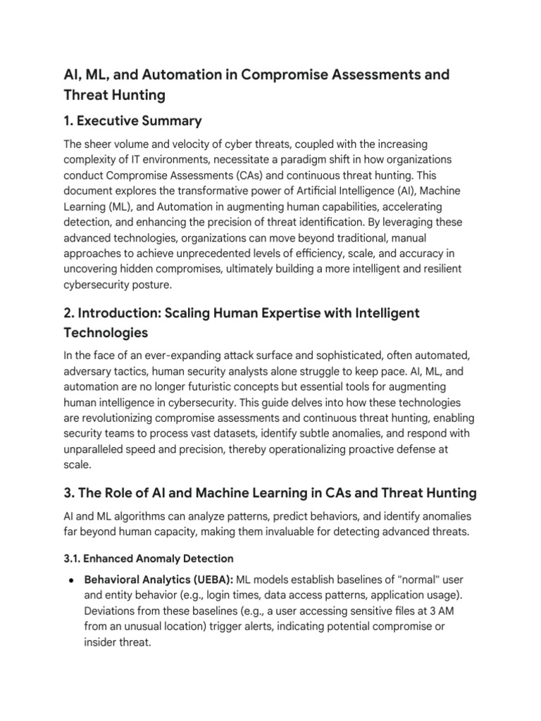 Compromise Assessment Report 8 | PDF | Machine Learning | Artificial ...