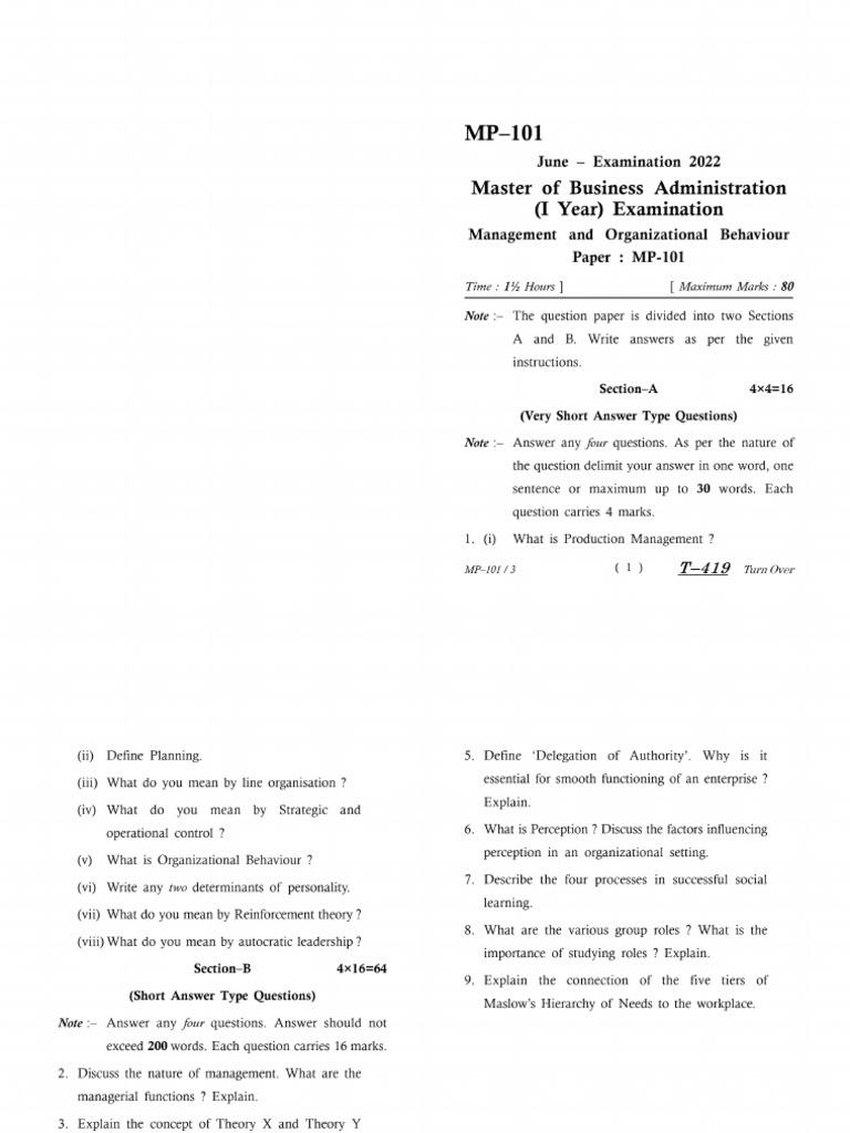 MP 101 | PDF