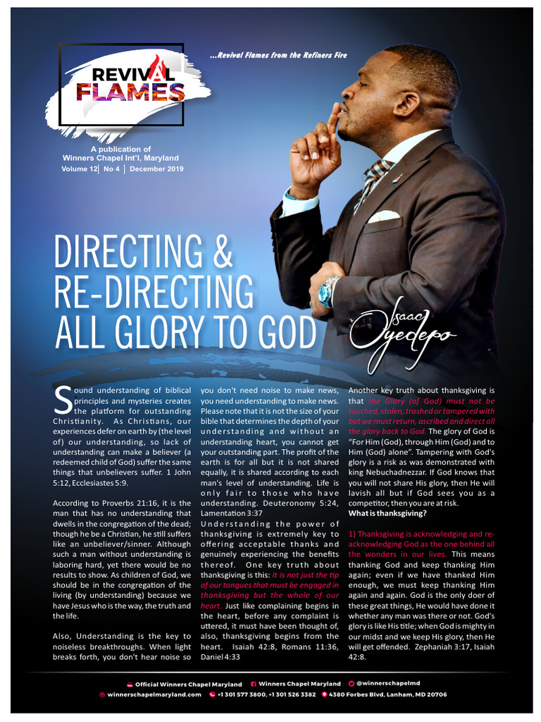 Revival Flames E Mag Vol 12 No 4 R 0 | PDF | Born Again | Jesus