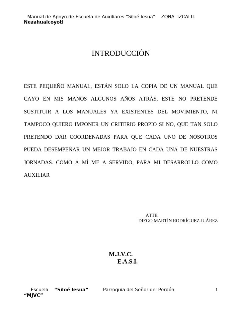 Manual de Apoyo Easi | PDF | Perdón | Verdad