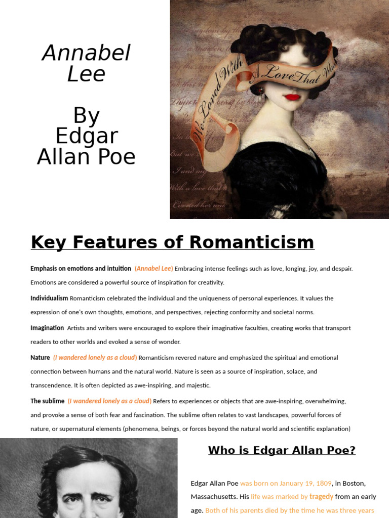 Annabel Lee-Edgar Allan Poe | PDF | Edgar Allan Poe