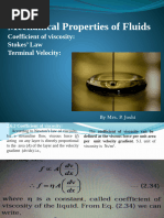 Understanding Stoke's Law and Viscosity | PDF | Viscosity | Fluid Dynamics