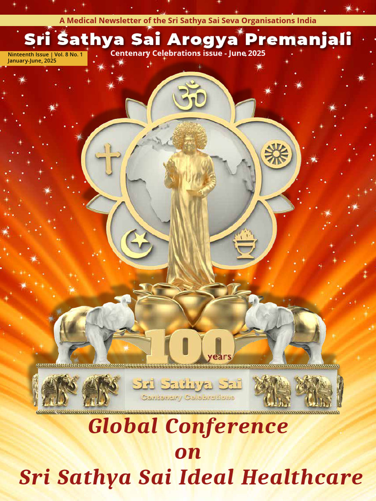 Sri Sathya Sai Arogya Premanjali-Vol-8 No-1 | PDF | Medical Specialties | Medicine