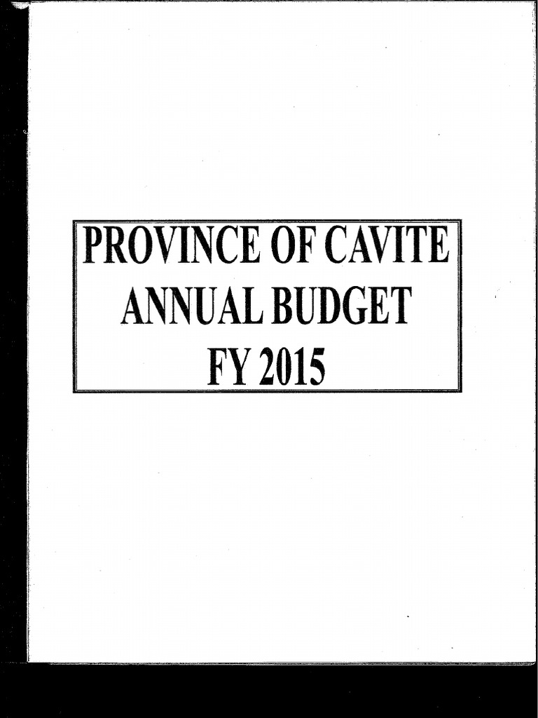 Annual Budget 2015 | PDF
