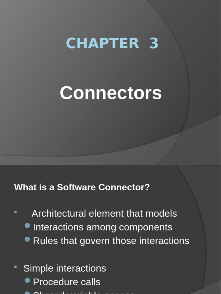 Connectors | PDF | Communication | Load Balancing (Computing)