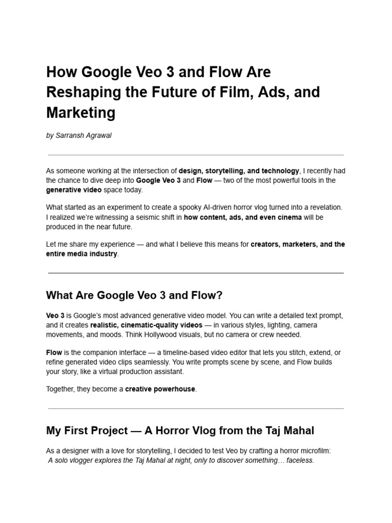Final Blog I Created With My Findings | PDF | Filmmaking