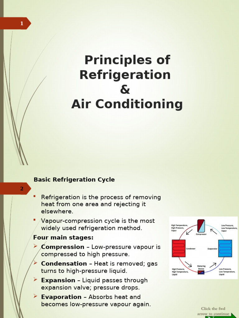3 Principles of Refrigeration & Air Conditioning | PDF | Refrigeration ...