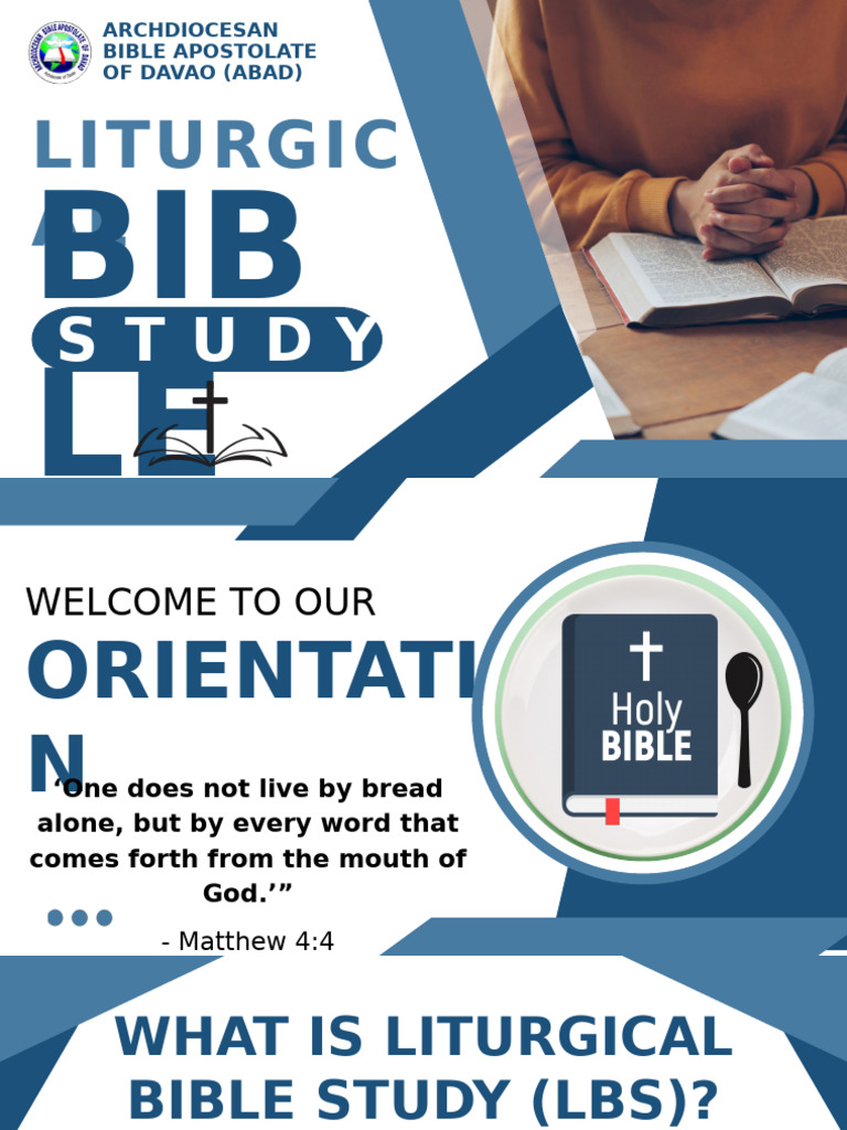 Liturgical Bible Study Overview | PDF | Mass (Liturgy) | Liturgy