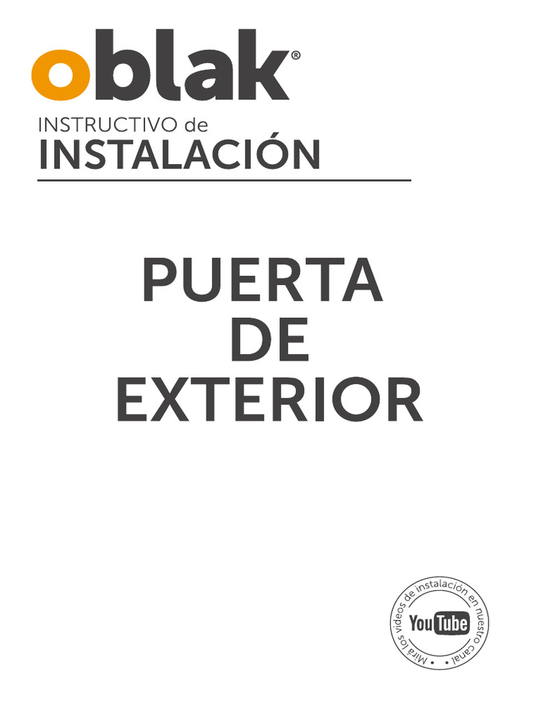 Instructivo puertaexterior2020VF | PDF