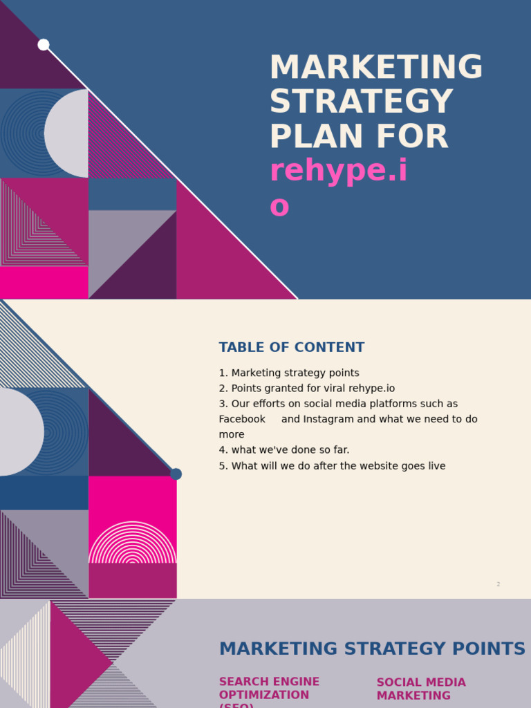 Marketing Strategy Plan For | PDF | Search Engine Optimization | Social ...