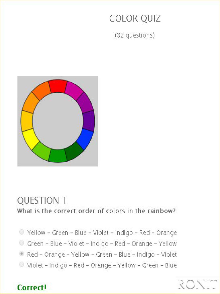 Colortheory Quiz | PDF