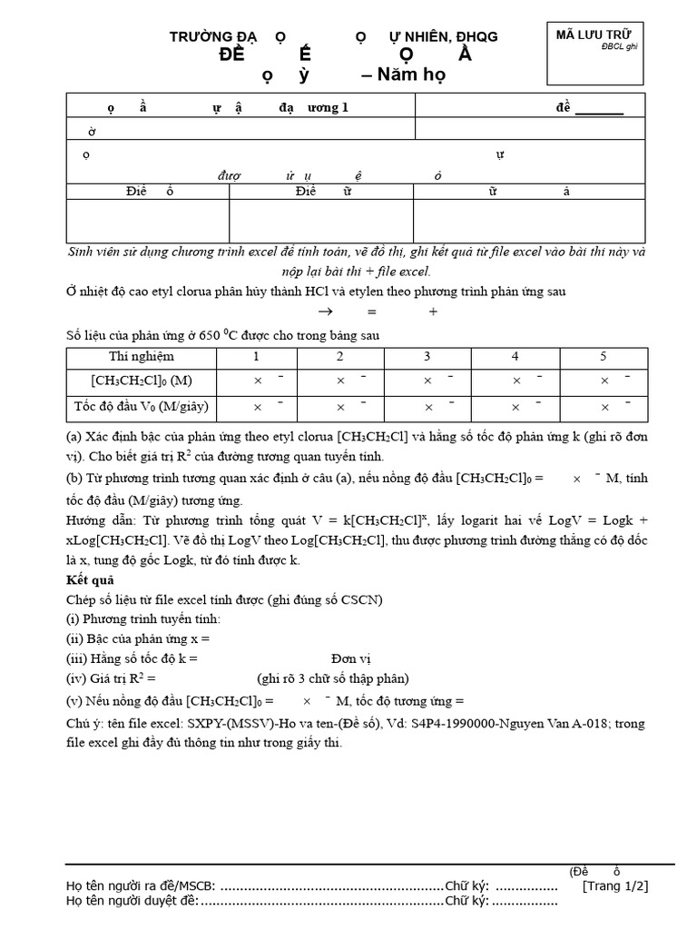 Thi Excel Tthđc1 | PDF