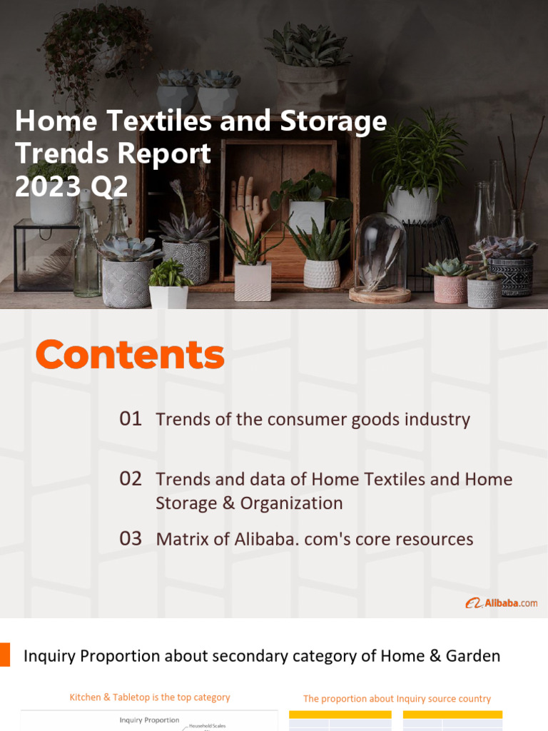 Home Textiles and Storage Trends Report | PDF | Carpet | Bedding