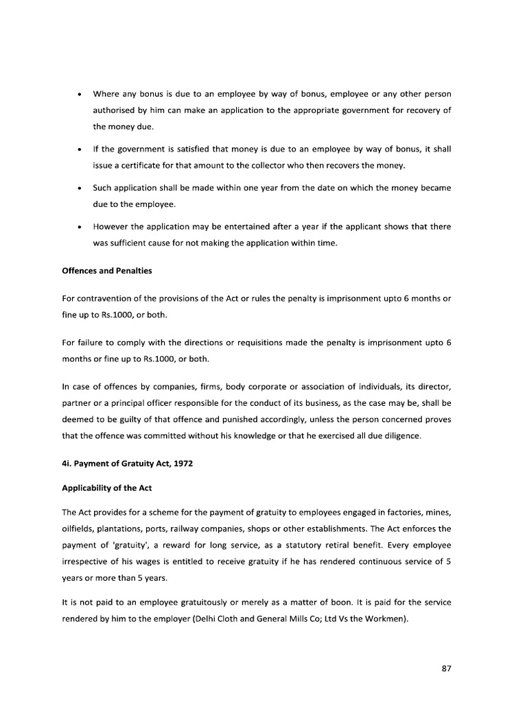 Labour Laws - An Overview - Text Book | PDF