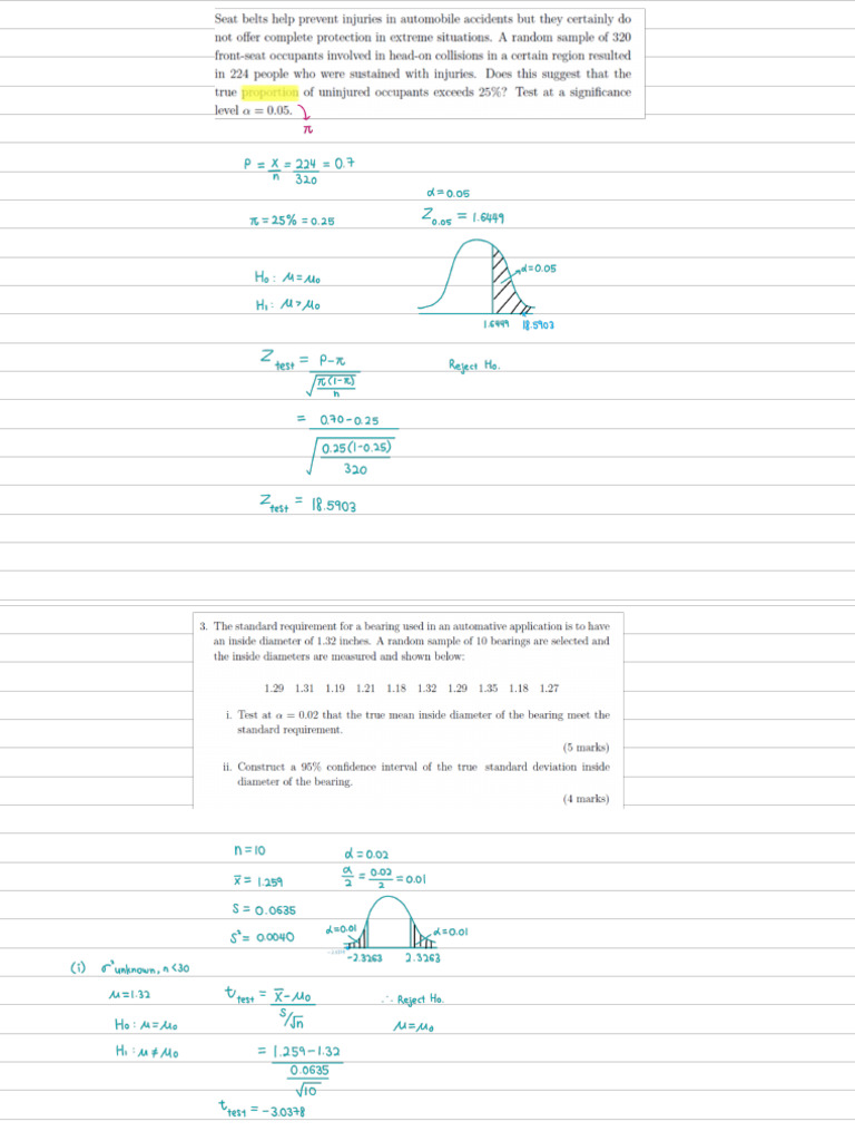 Chapter 4 Engineering Statistics | PDF