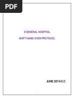 Isbar Clinical Handover Form - Template | PDF
