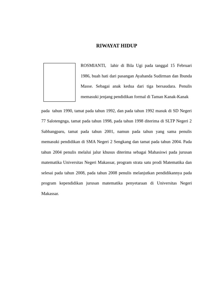 Abstrak Dan Riwayat | PDF